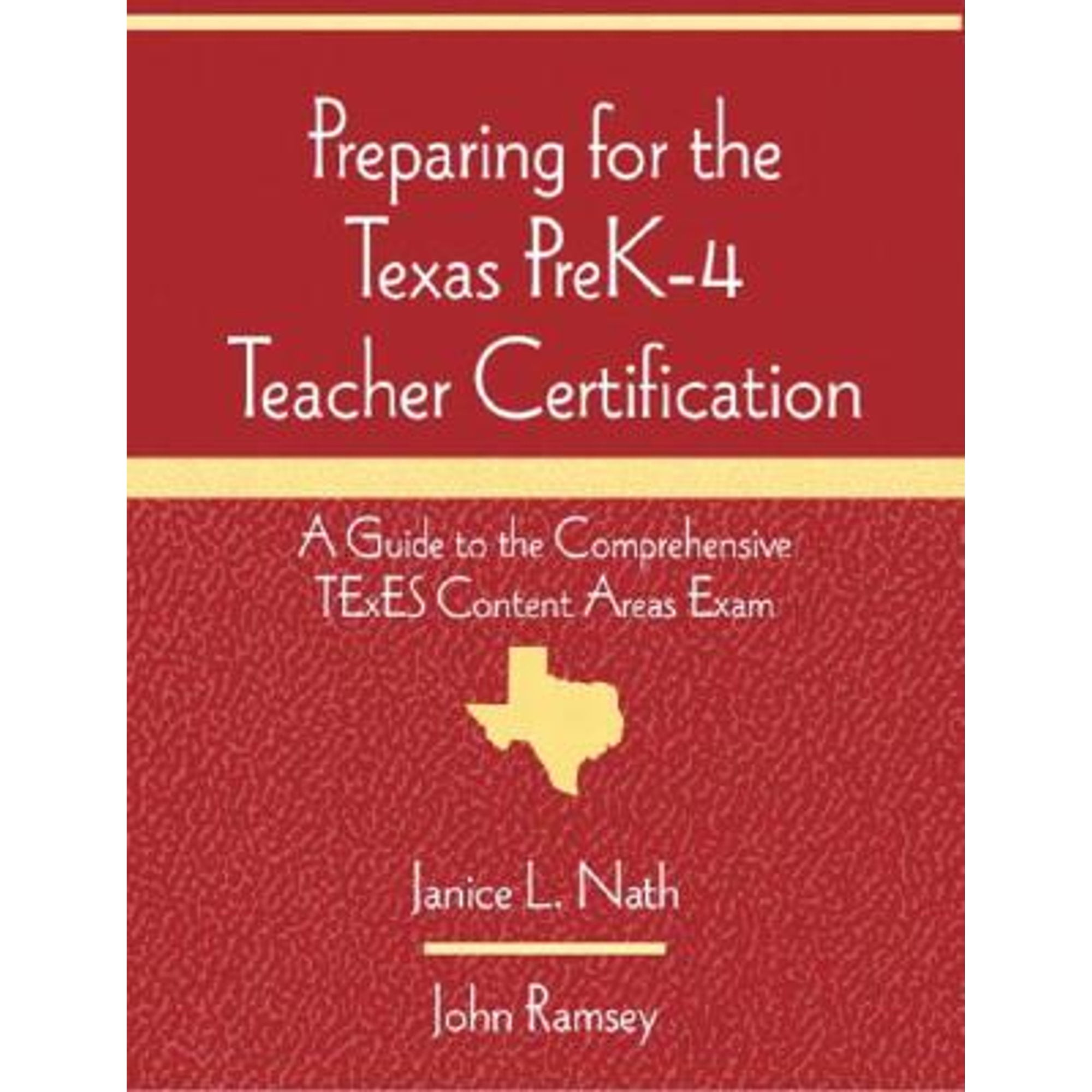 Pre-Owned Preparing for the Texas Prek-4 Teacher Certification: A Guide ...