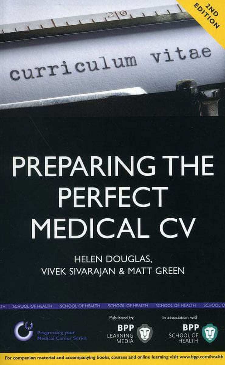 Preparing the Perfect Medical Cv - Walmart.com