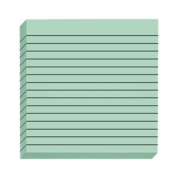 Preplabs 100-Sheet Vintage Sticky Notes - Transparent 3x3 Lined Memo ...
