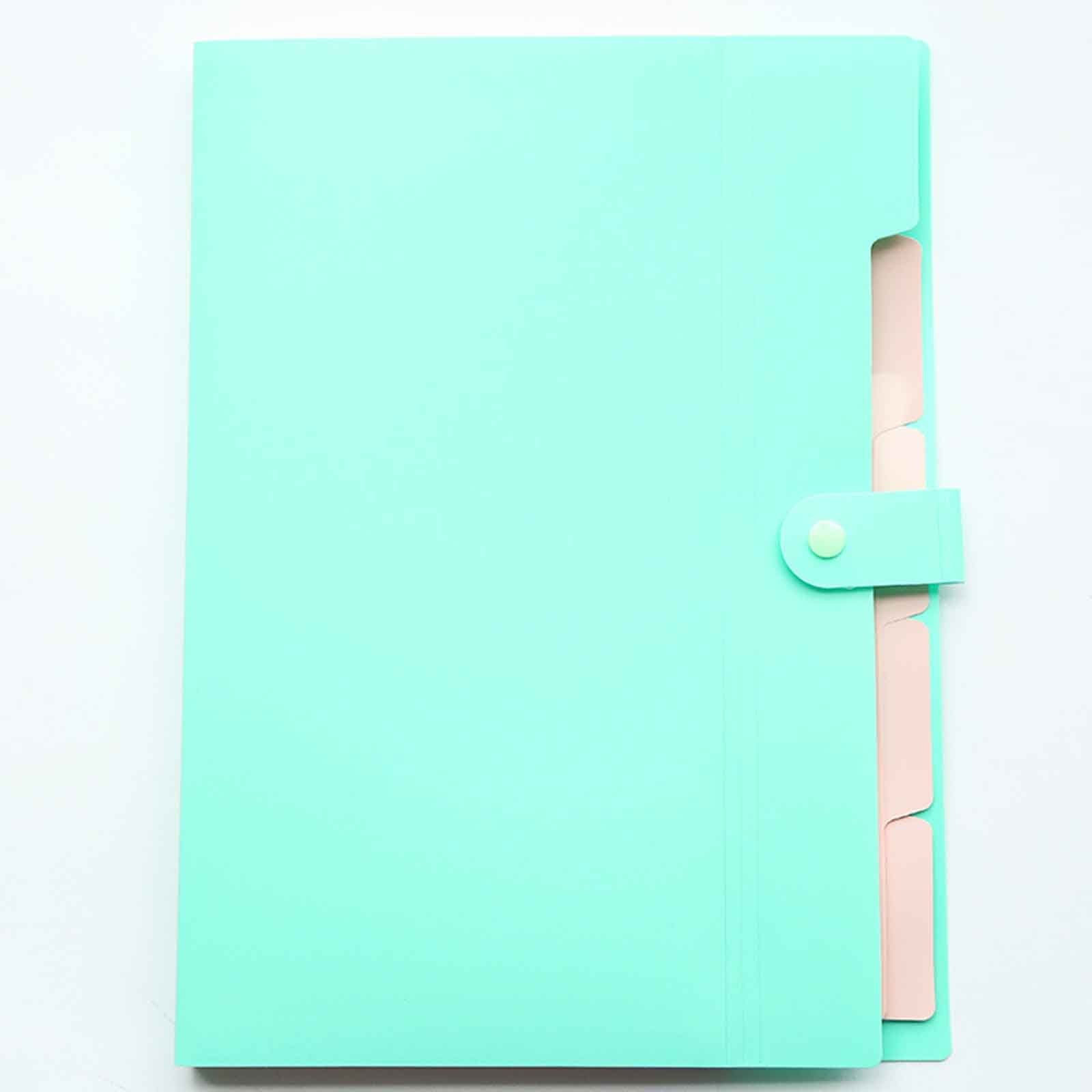Preplabs A4 Folder Light Green, Letter Paper Expanding File Folder ...