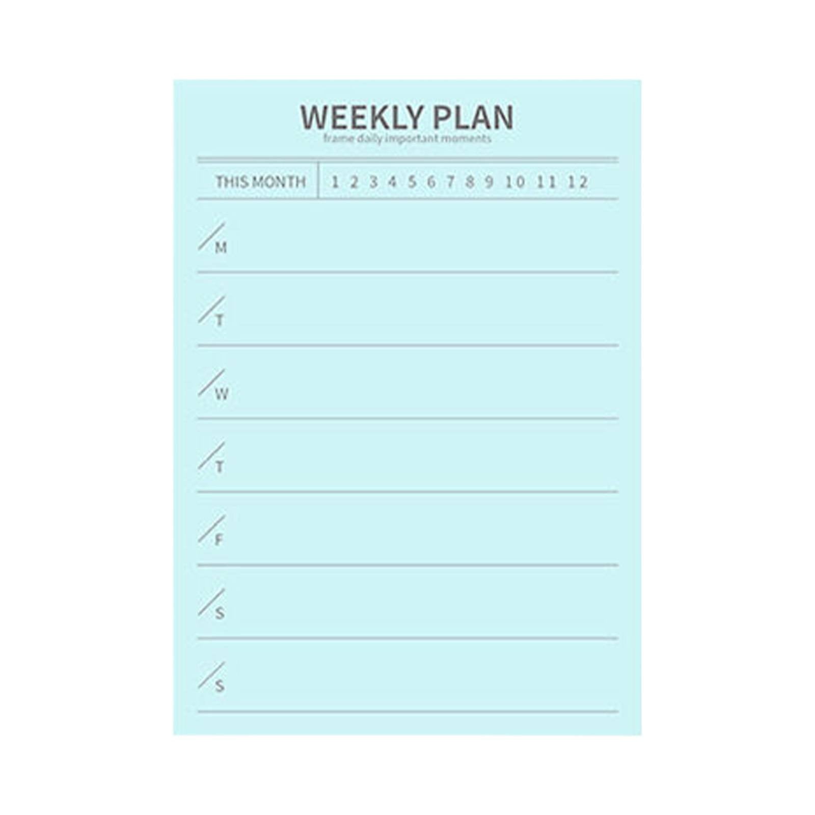Preplabs Checklist Pad - 50 Sheets Undated Memo Notebook, Daily Weekly ...