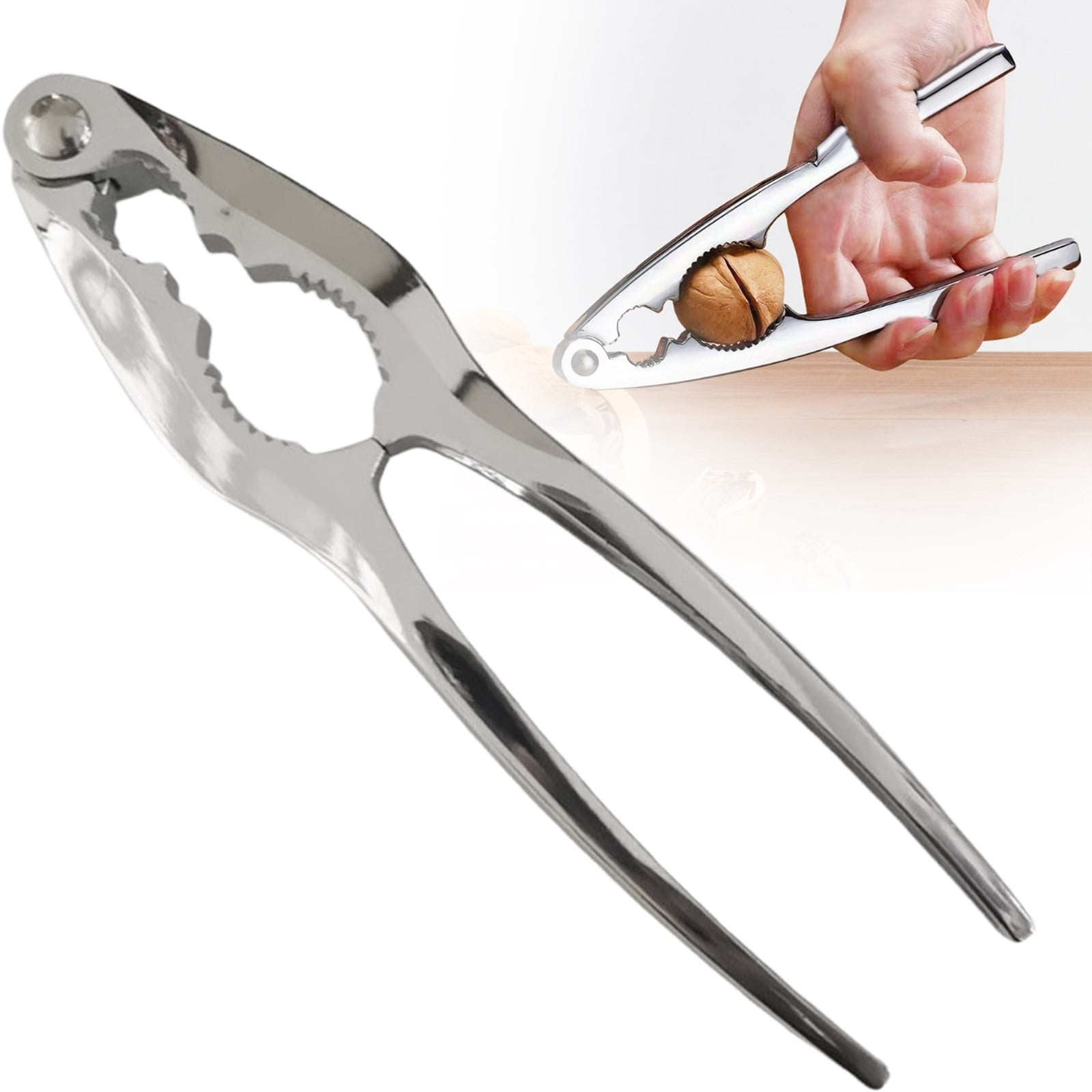 Preplabs Large Nutcracker Size C, Stainless Crack Almond Walnut Filbert ...