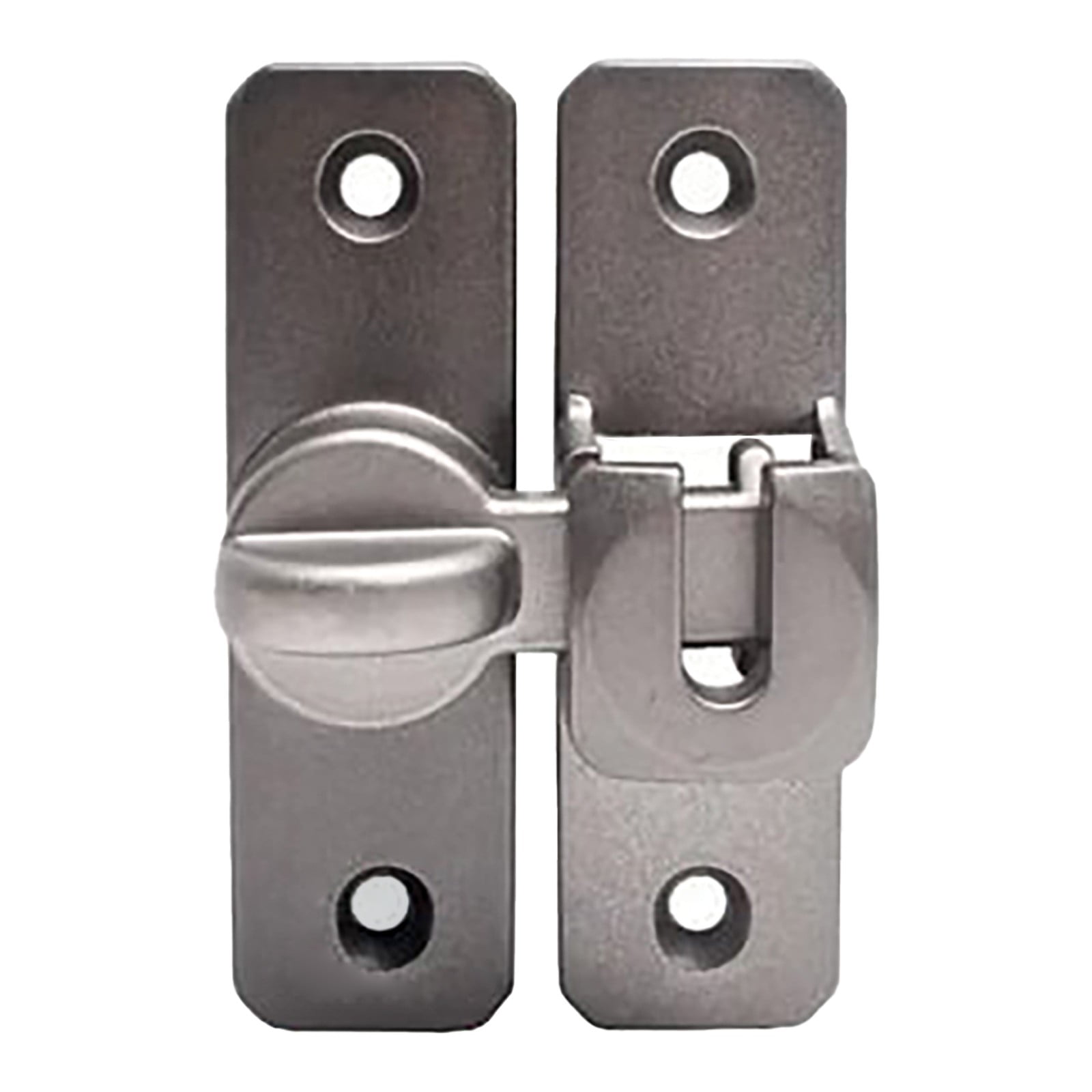 Preplabs No-Drill Door Lock Aluminum Alloy Latch, 5-Minute Flip ...