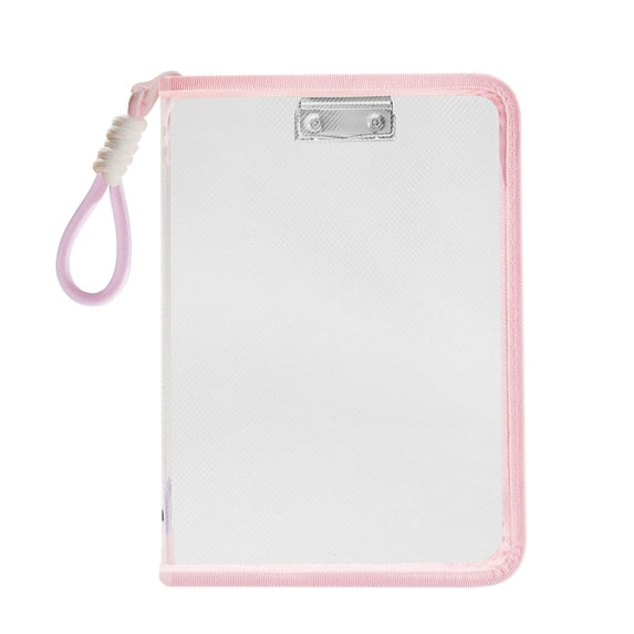 Preplabs Portfolio Storage with Handle - Clear Office Paperwork Folder ...