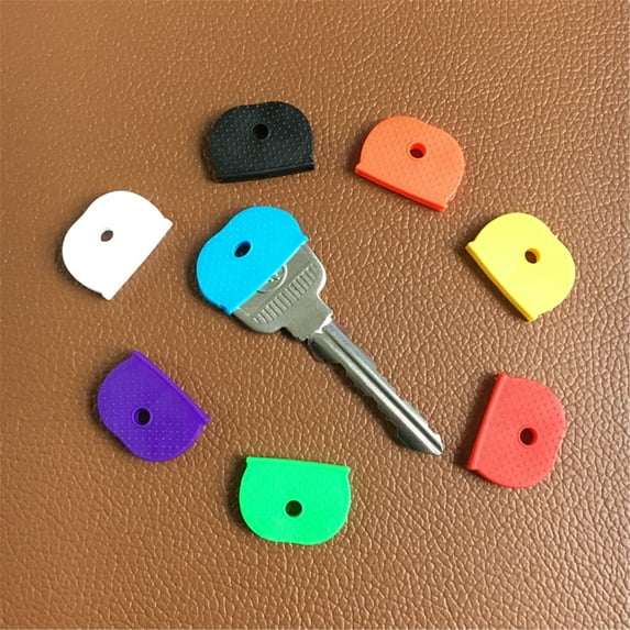 Preplabs Rubber Key Cover Door Identifier, Elastic Semicircular Color ...