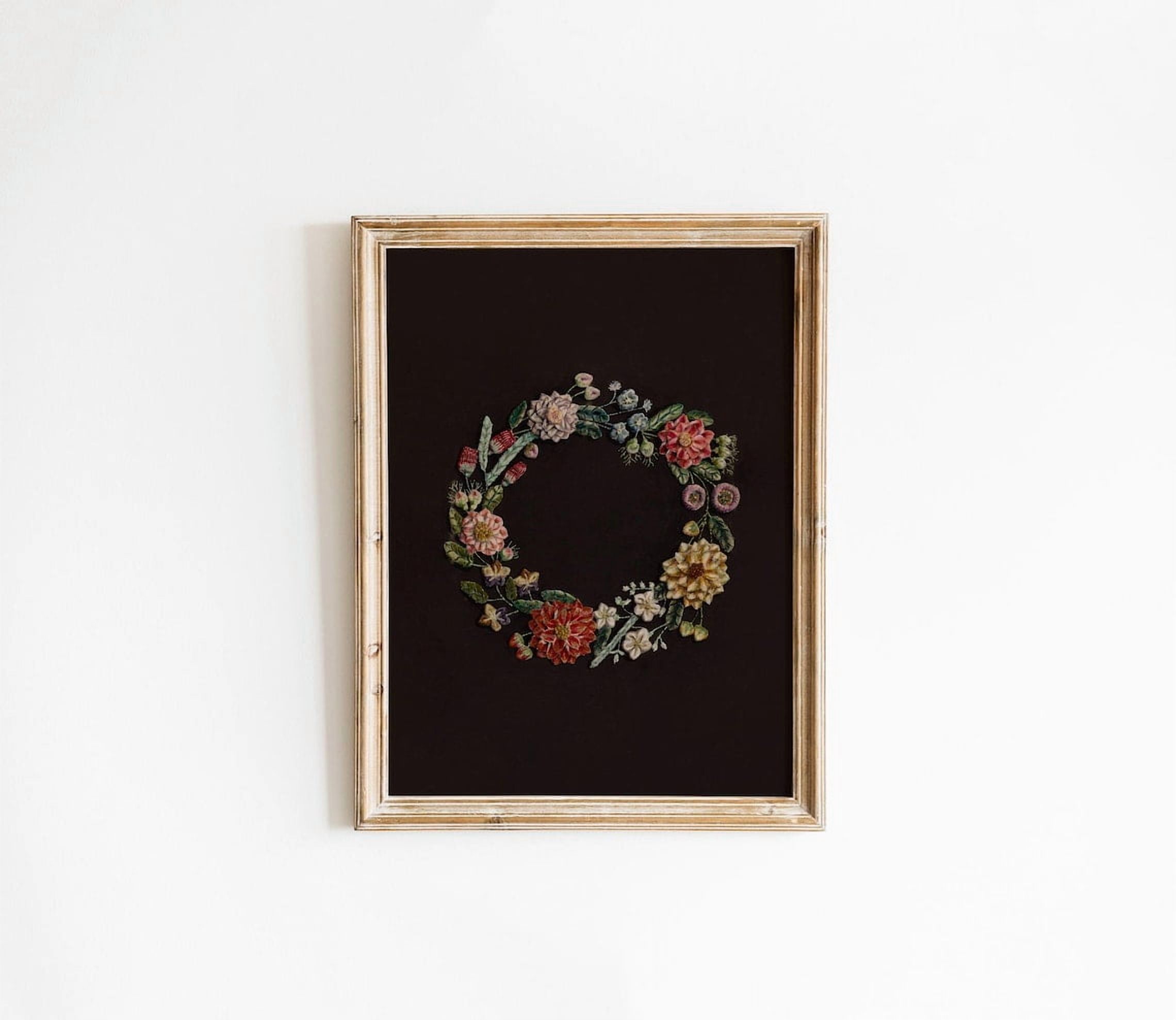 Preppy Botanical Wall Art, Coquette Room Decor, Vintage Floral Print ...