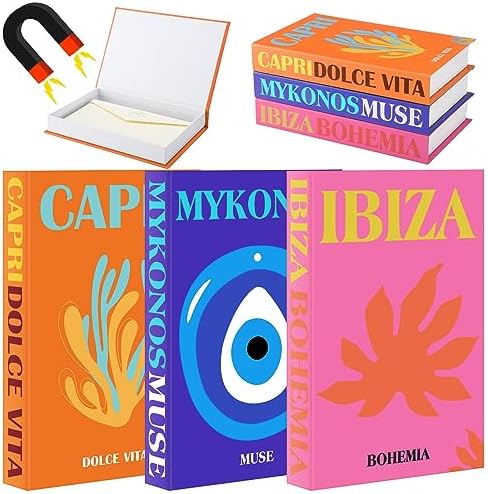 Preppy Decorative Books Room Decor Aesthetic Magnetic Decorative Fake ...