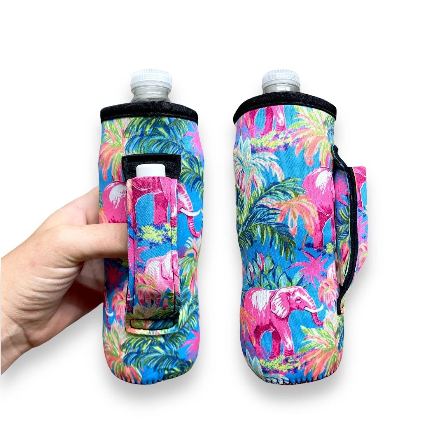 Preppy Elephant 16-24oz Soda Water Bottle / Tallboy Can Handler ...
