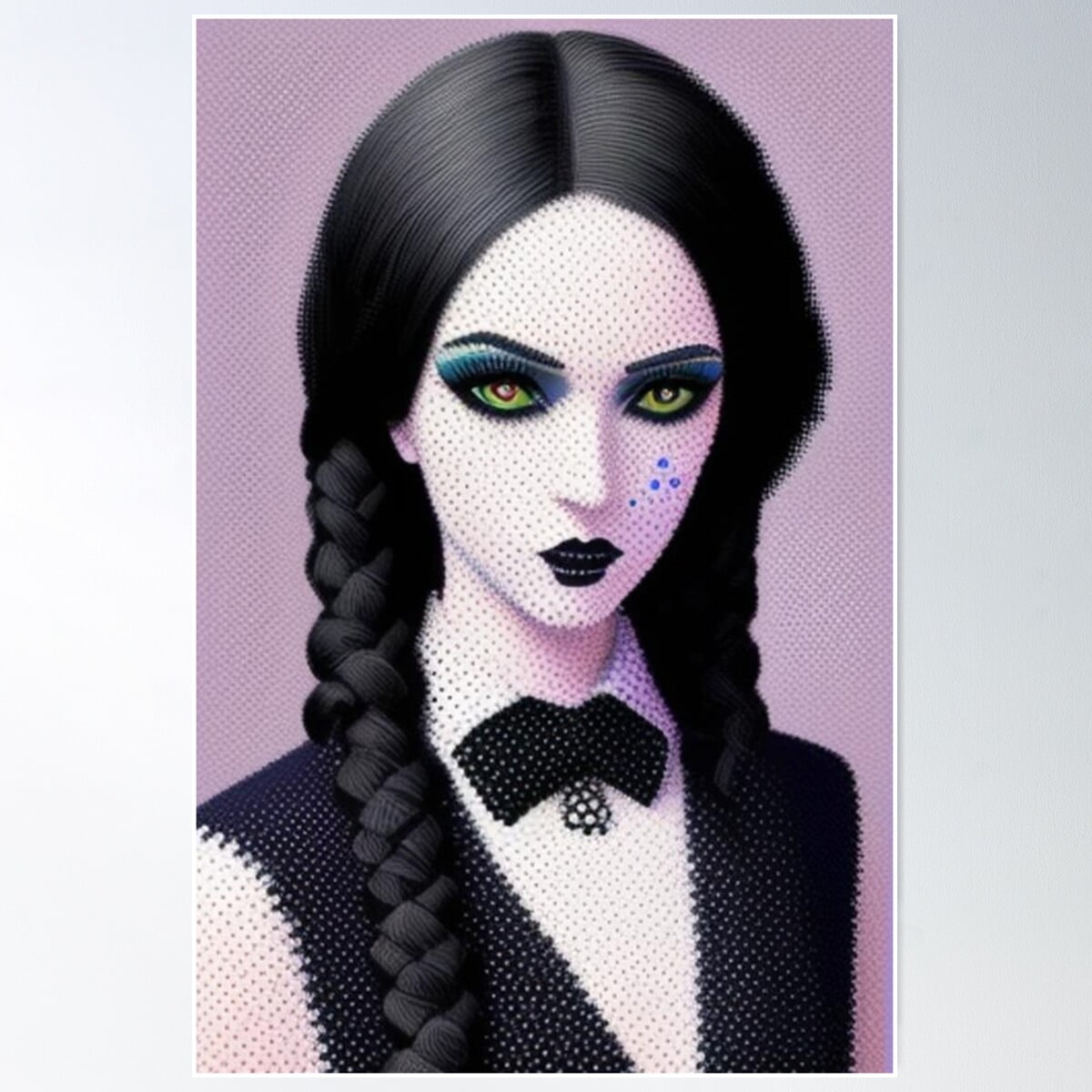 Preppy Goth Poster Wall Art, Modern Wall Decor For Living Room Bedroom ...