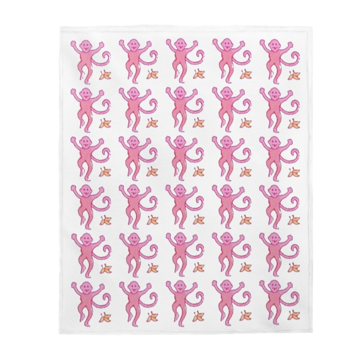 Preppy Monkey Blanket, Preppy Monkey Throw Blanket, Velveteen Plush ...