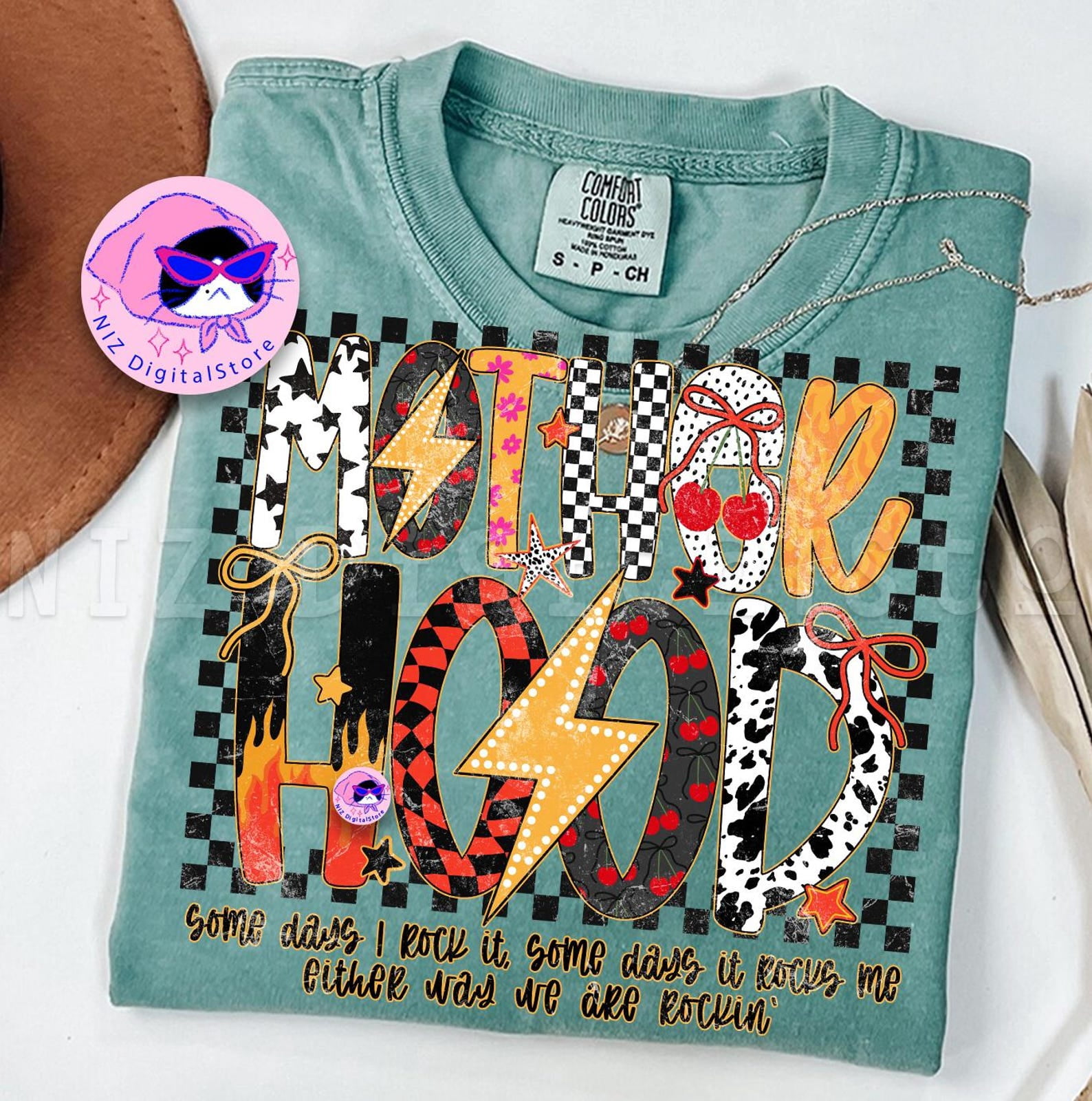 Preppy Mother Hood Tshirt, Motherhood Coquette Bow Checker Tshirt ...