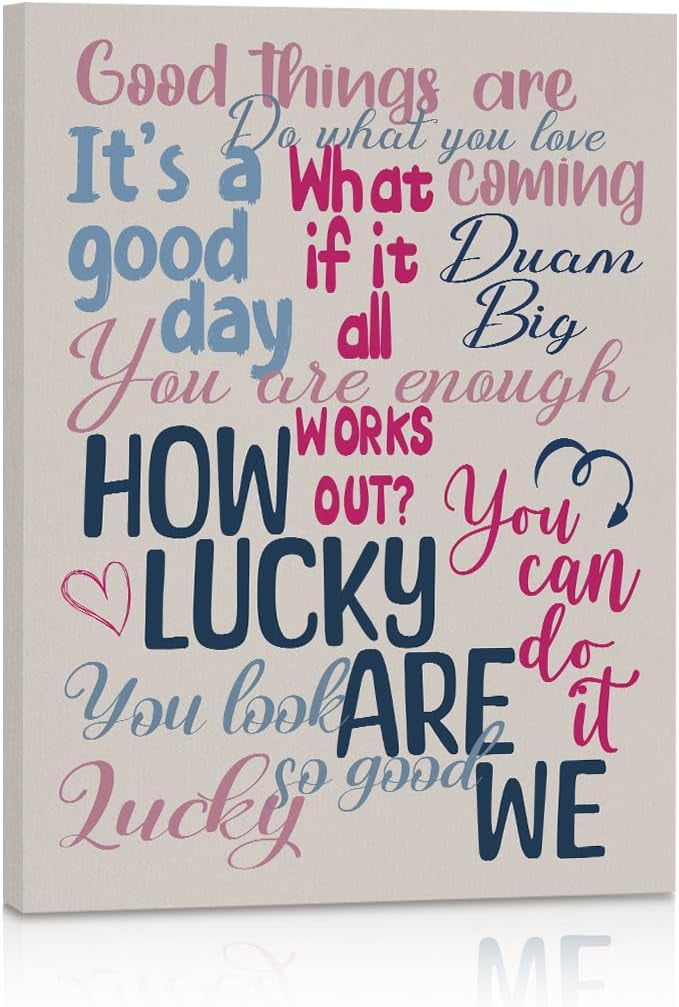 Preppy Motivational 8 x 12 Metal Tin Sign - Positive Affirmations Wall ...