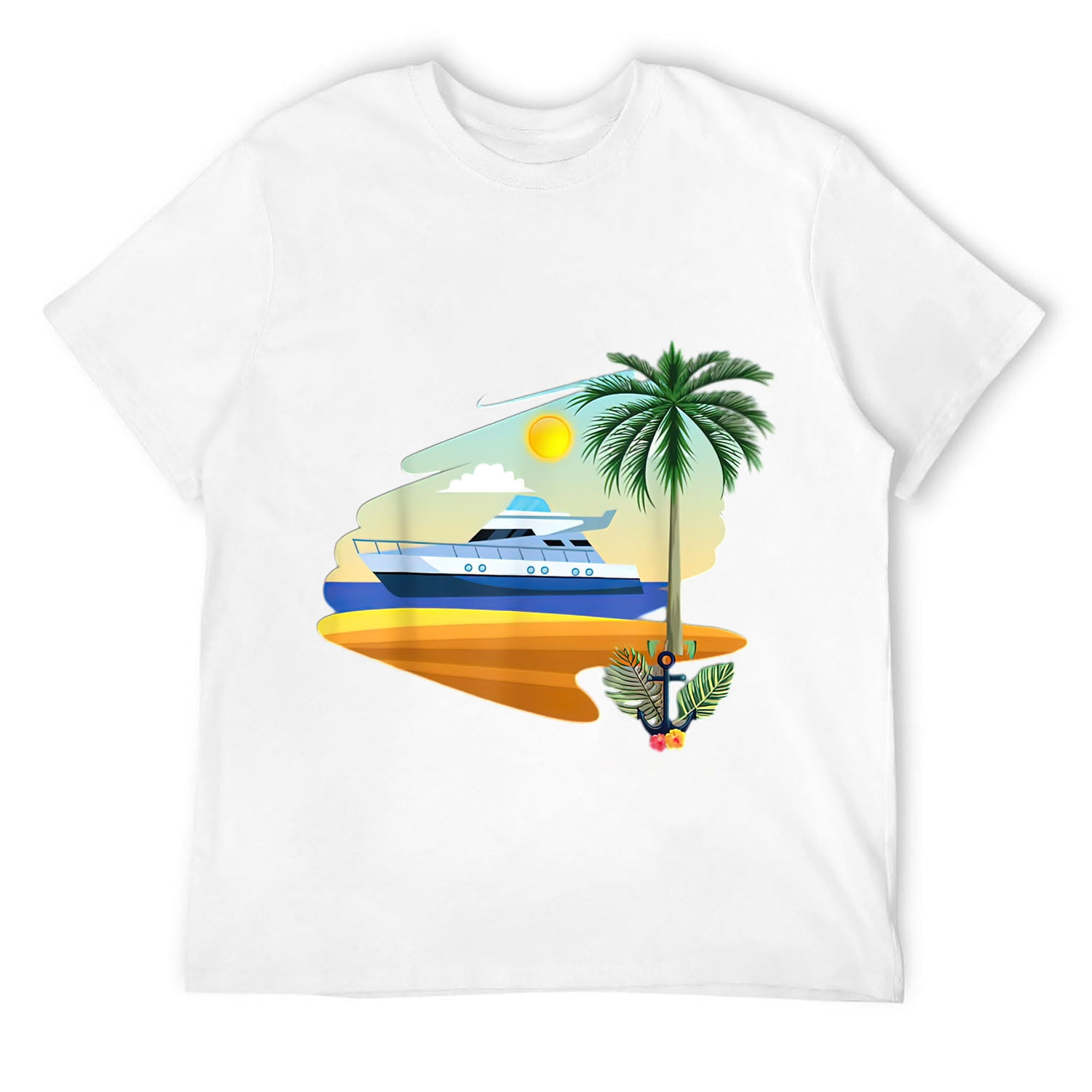 Preppy Nautical Anchor Beach Sailors Boaters & Yachting T-Shirt ...