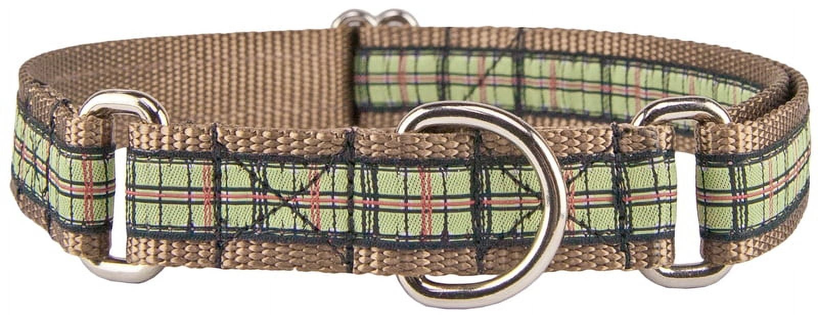 Country Brook Petz® Preppy Puppy Plaid Woven Ribbon Martingale Collar ...