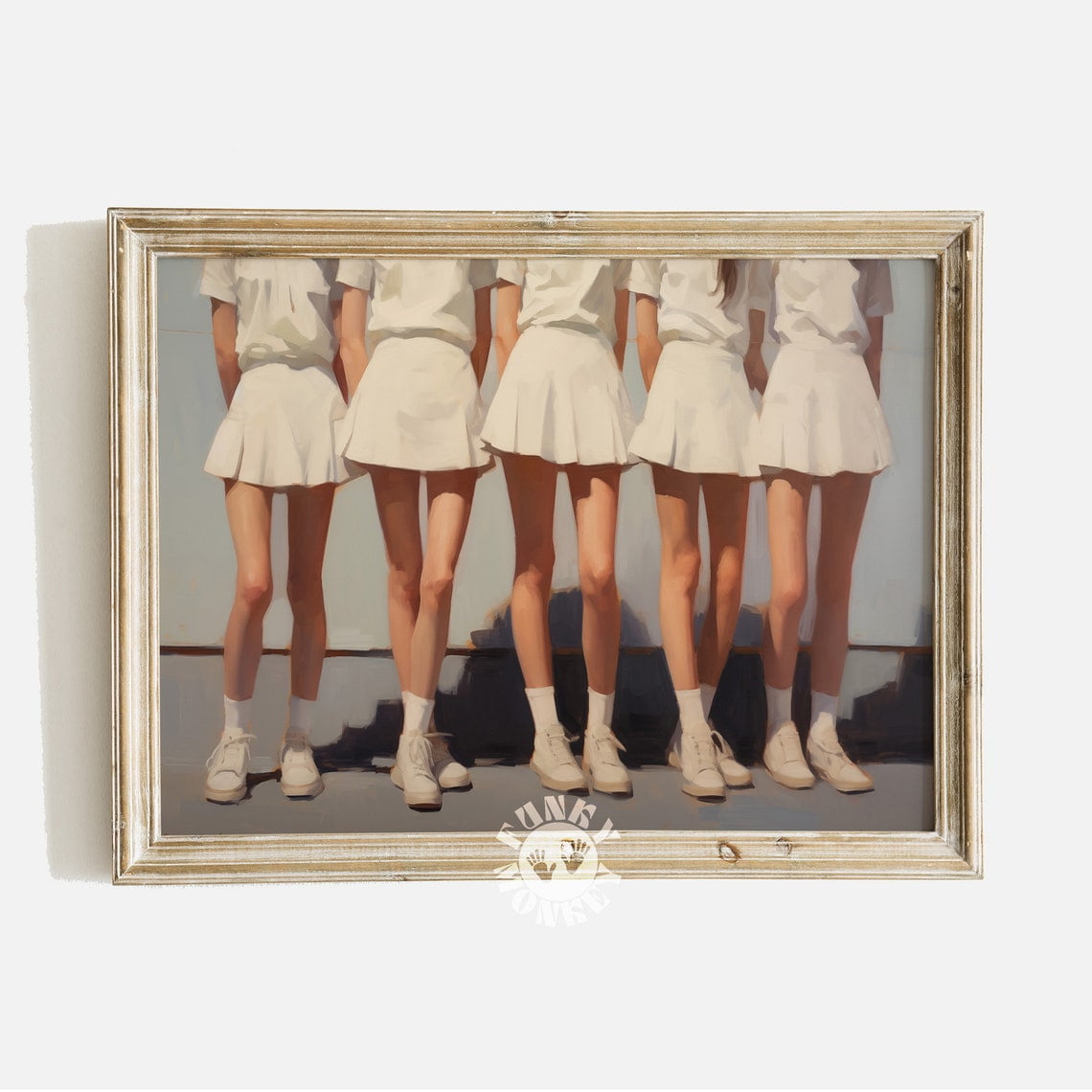 Preppy Retro Wall Art Print, Girly Vintage Print, Preppy Painting ...