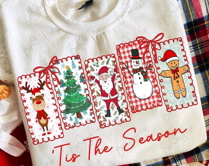 Preppy , Season Coquette, , Santa , Doodle Design, - Walmart.com