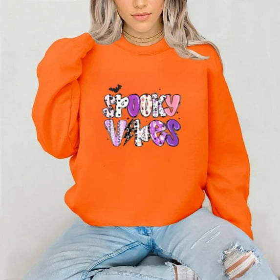 Preppy Spooky Season Halloween Girly Aesthetic Costume Sweatshirt, up ...
