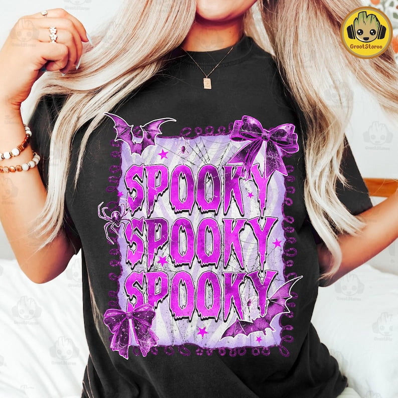 Preppy Spooky Vibes Halloween Png, Spooky Season Png, Halloween Spooky ...