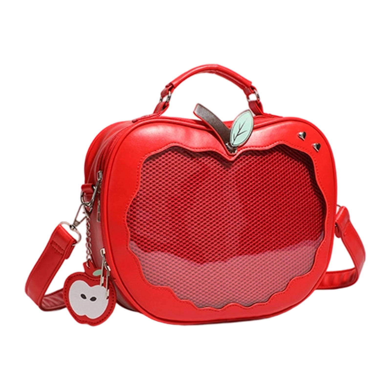 Preppy Styles Crossbody Bag for Pin Display Fruit Shape Itabag PU ...