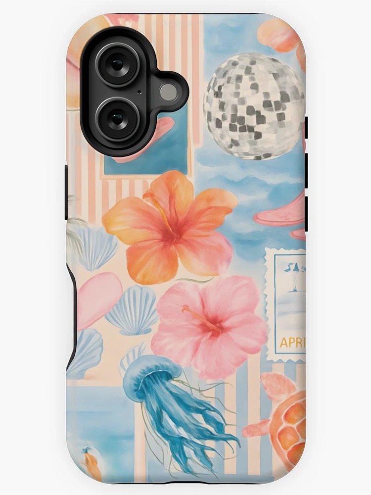 Preppy Summer Collage iPhone Case 11 to 16 Pro Max - Walmart.com