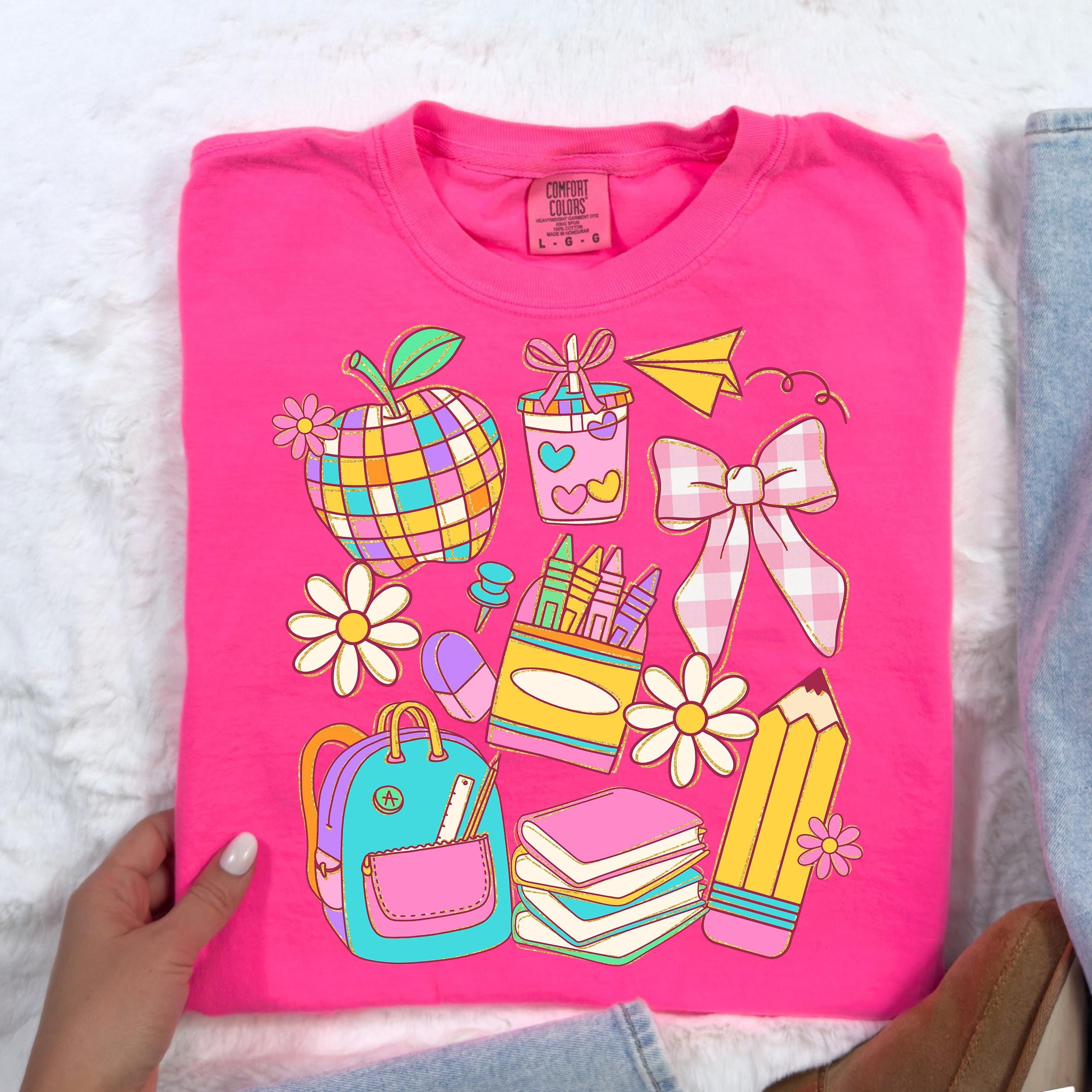 Preppy Teacher Coquette Tee – First Day of School Back to School Teach ...