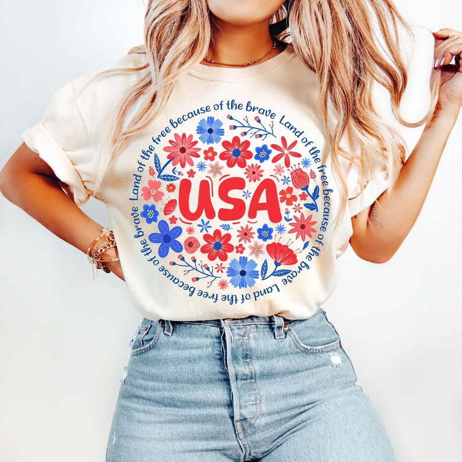 Preppy USA, Land of the Free , Floral America , Coquette 4th of July ...