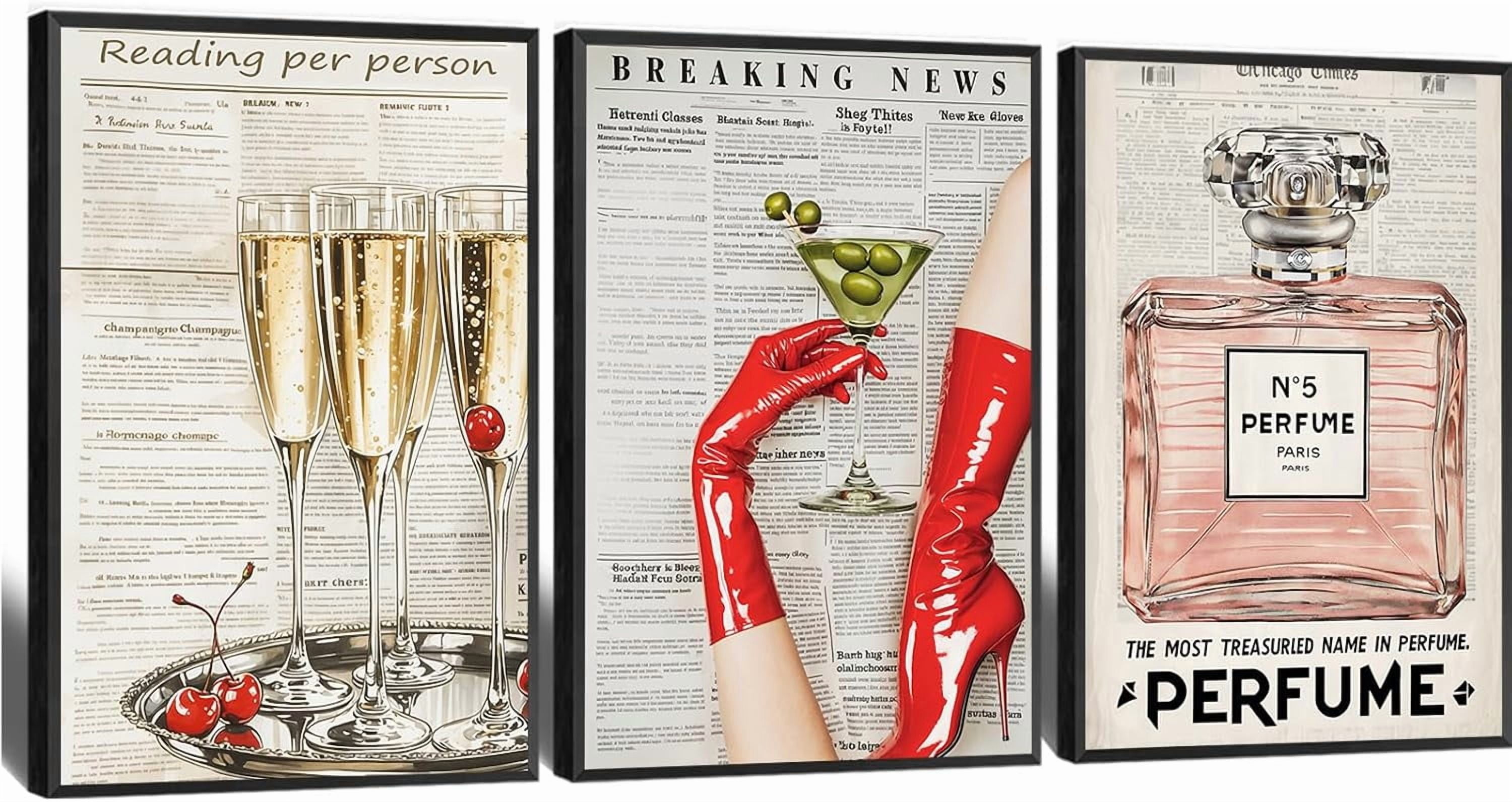 Preppy triptych canvas painting gorgeous rhinestone bow leopard left ...