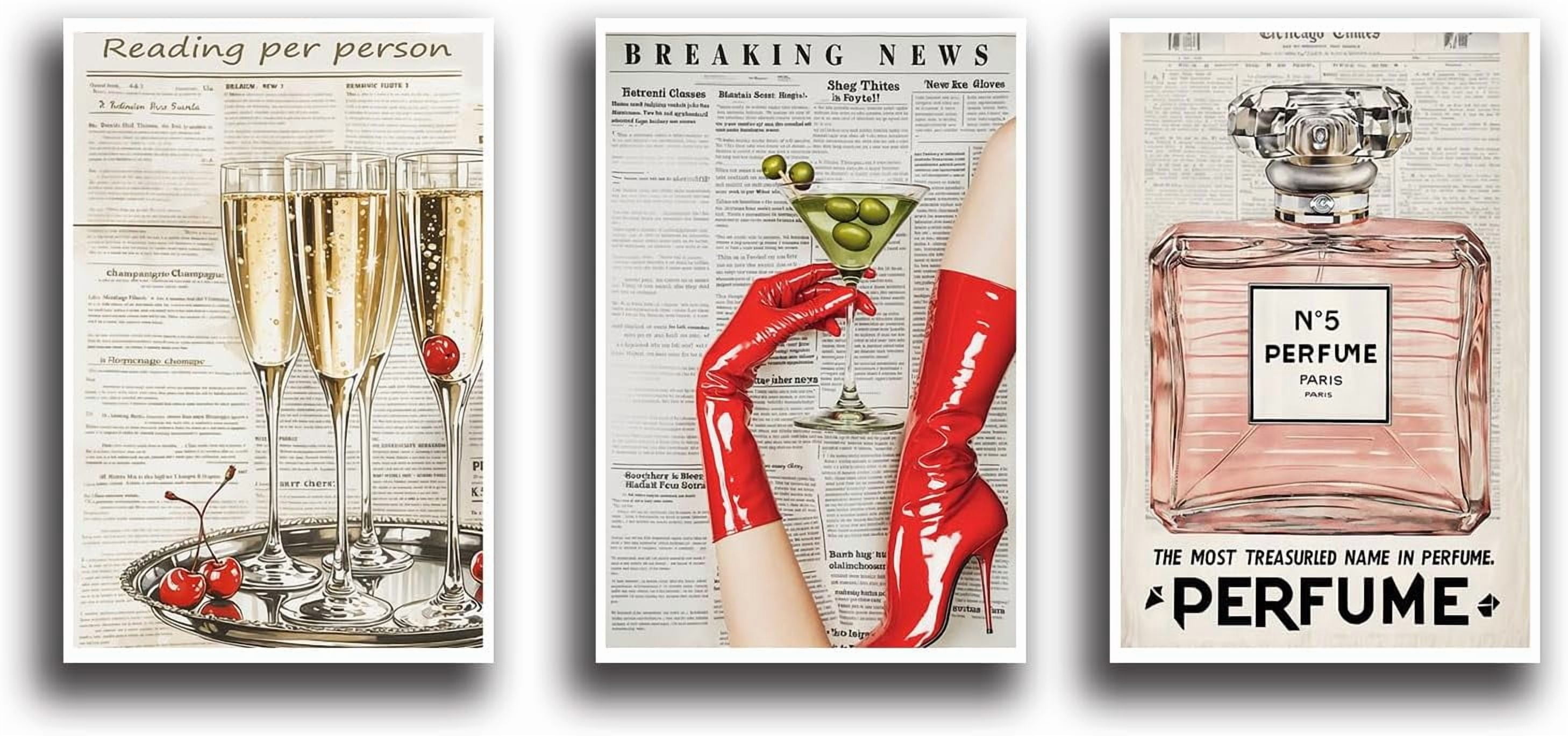 Preppy triptych canvas painting gorgeous rhinestone bow leopard left ...