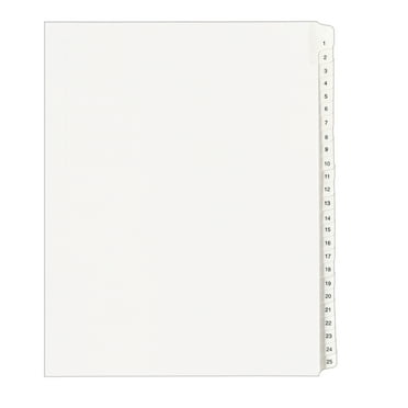 Expanding Pocket Index Dividers, 8-Tab, 11 X 8.5, Assorted, 1 Set/pack ...