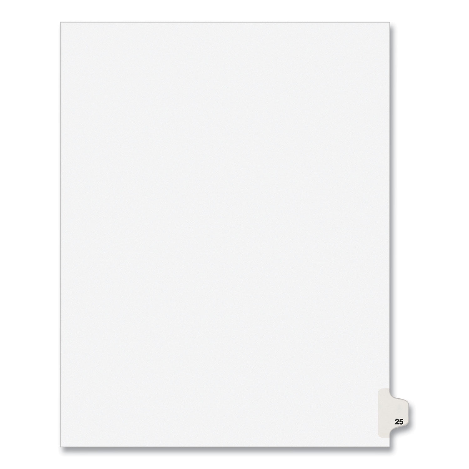 Preprinted Legal Exhibit Side Tab Index Dividers, Avery Style, 10-Tab ...