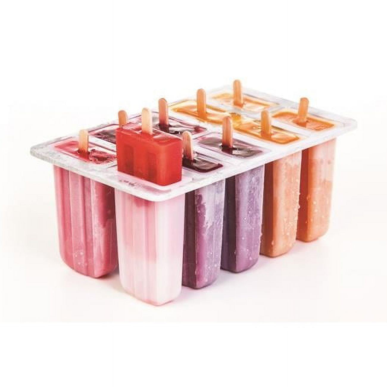 Prepworks Freezer Pop Maker Plastic Clear 10 Freezer Pops - pack of 6 ...