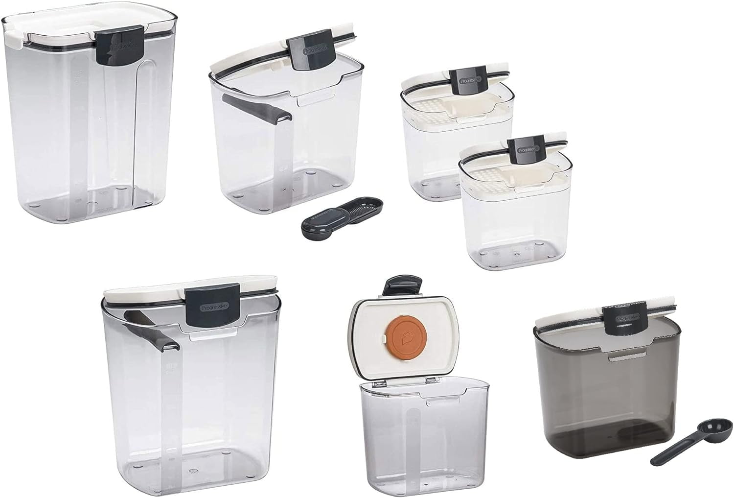 Prepworks ProKeeper Kitchen Clear Plastic, Airtight Food, Flour and ...