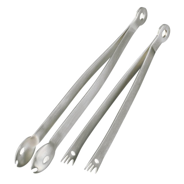 Prepworks Vegetable Tong Set (Set of 2), Silver - Walmart.com