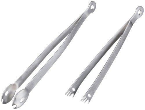 Prepworks Vegetable Tong Set (Set of 2), Silver - Walmart.com
