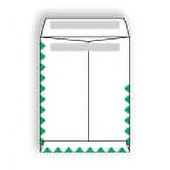 Pres-Stik® Catalog Envelopes with First Class Border, 10" x 13", White ...