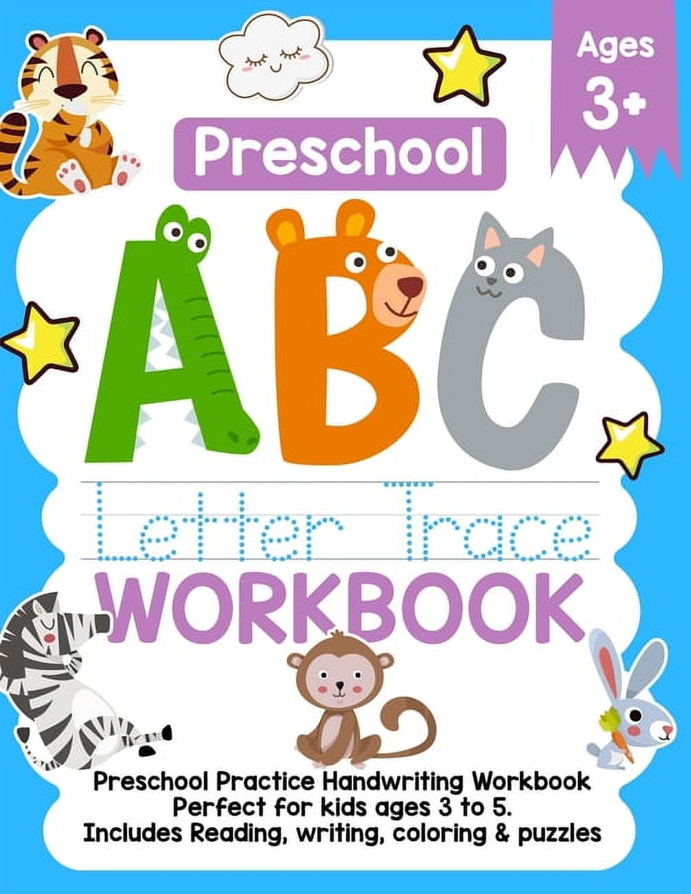 Preschool ABC Letter Trace Workbook: Preschool Practice Handwriting ...