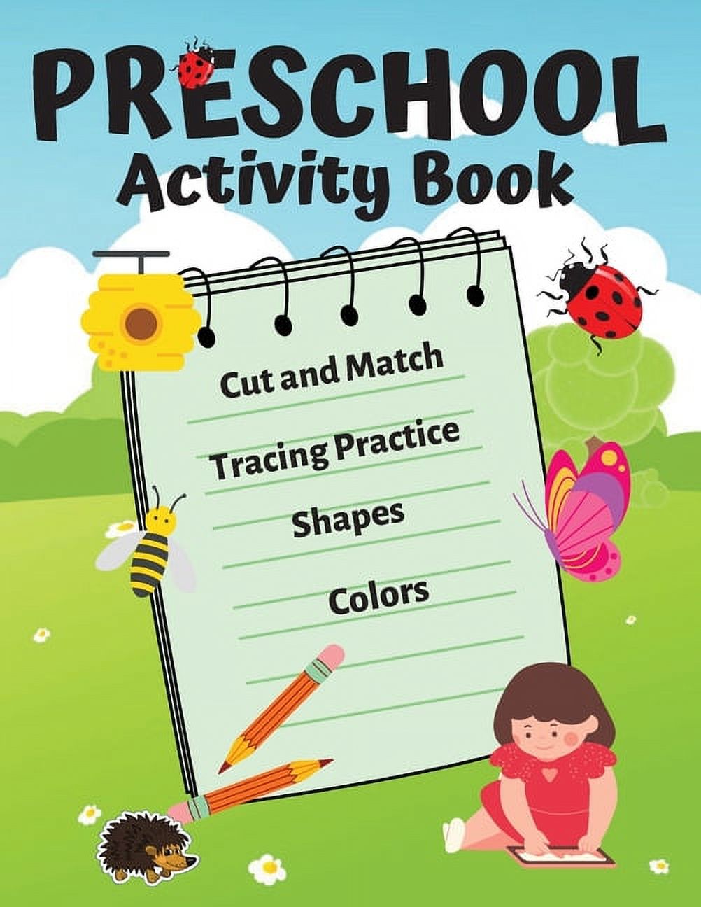 Preschool Activity Book: Amazing Games to learn Shapes, Colors, Cut and ...