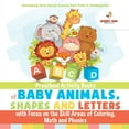 Preschool Activity Books of Baby Animals, Shapes and Letters with Focus ...