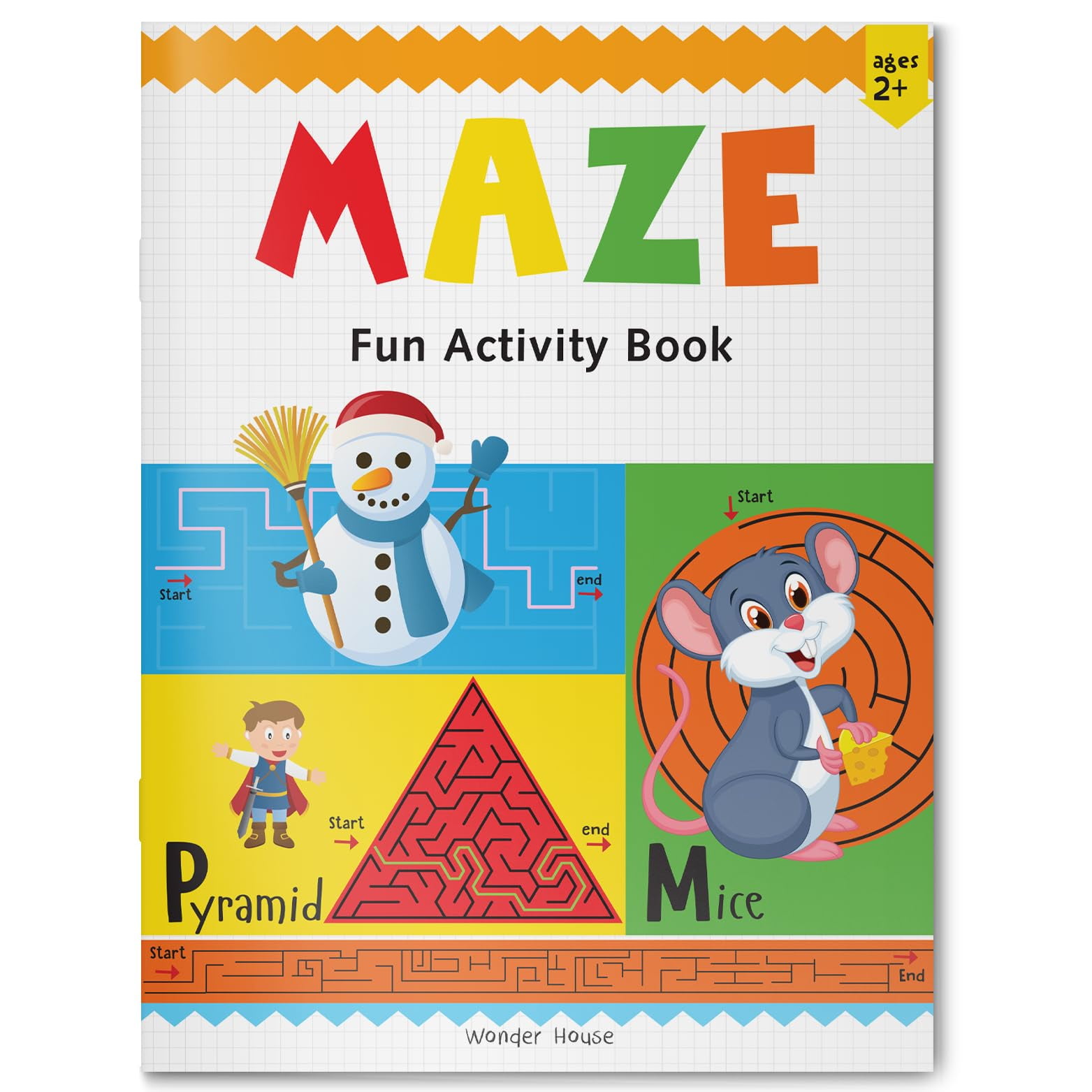 Preschool Activity Books: Maze: Fun Activity Book (Paperback) - Walmart.com