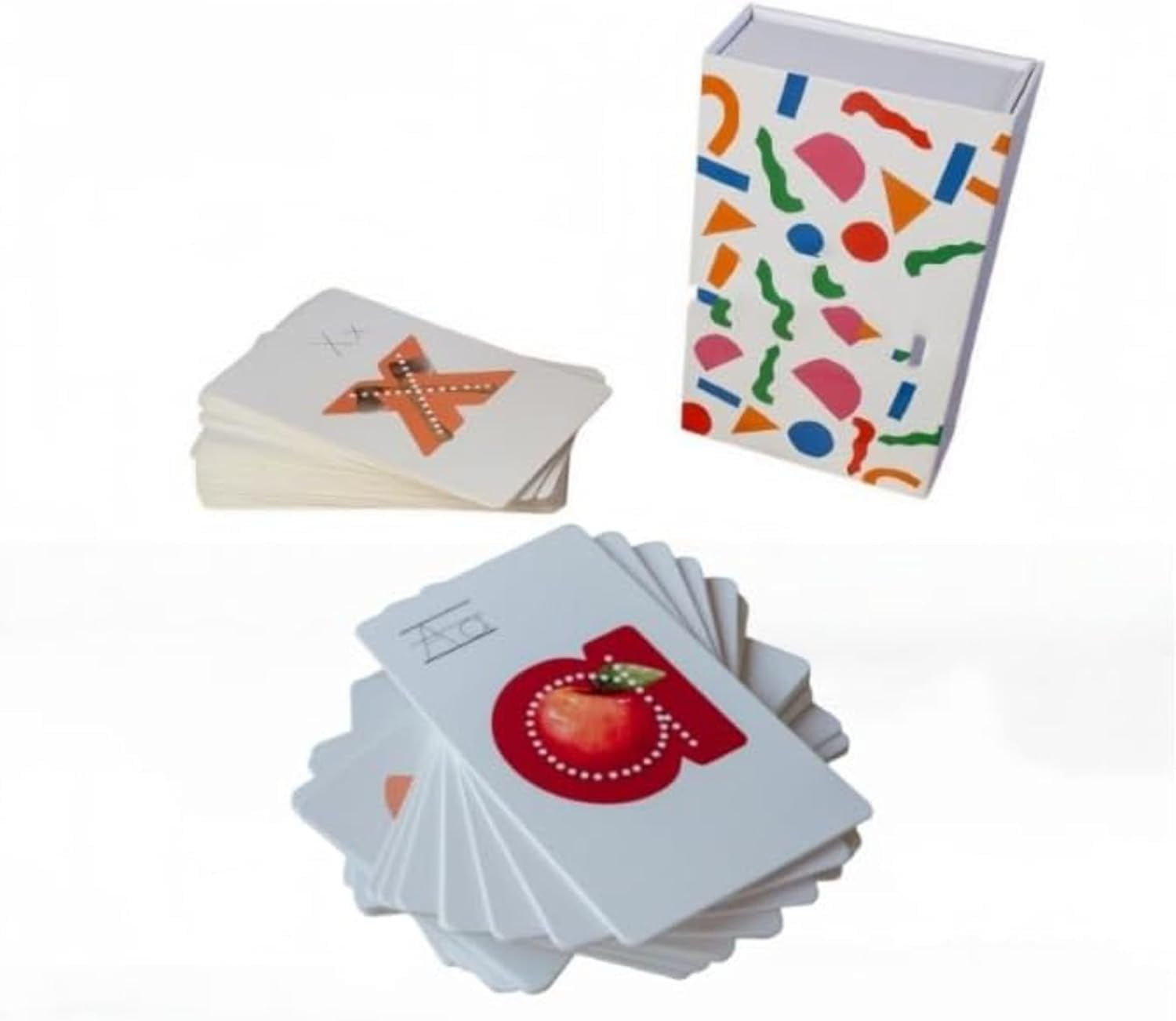 Preschool Alphabet Flash Cards, Embedded Pictograph Mnemonic, Learn ...