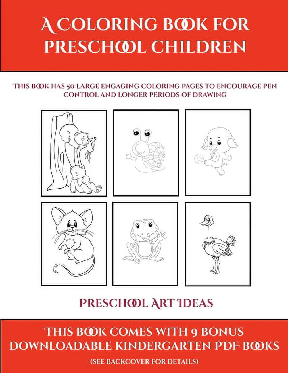 Preschool Art Ideas (A Coloring book for Preschool Children): This book ...