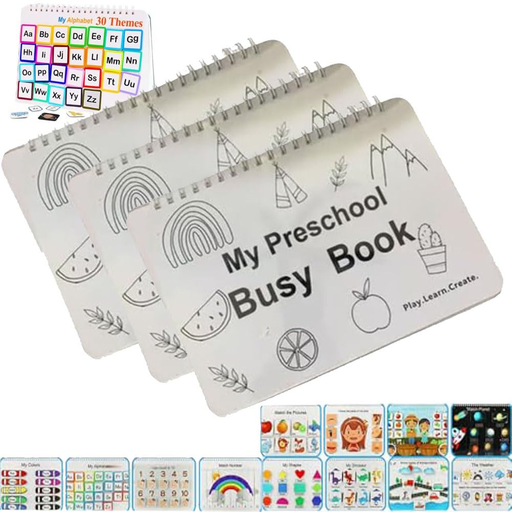 My Preschool Busy Book, Busy Book Preschool Learning Activities ...