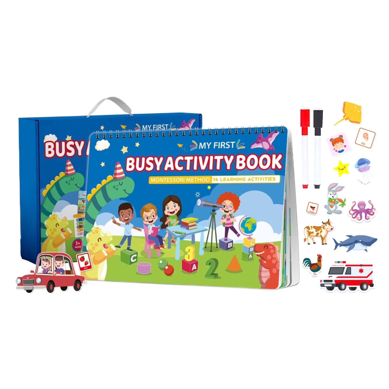 Preschool Busy Book For Toddlers Pre Assembled Montessori Book ...