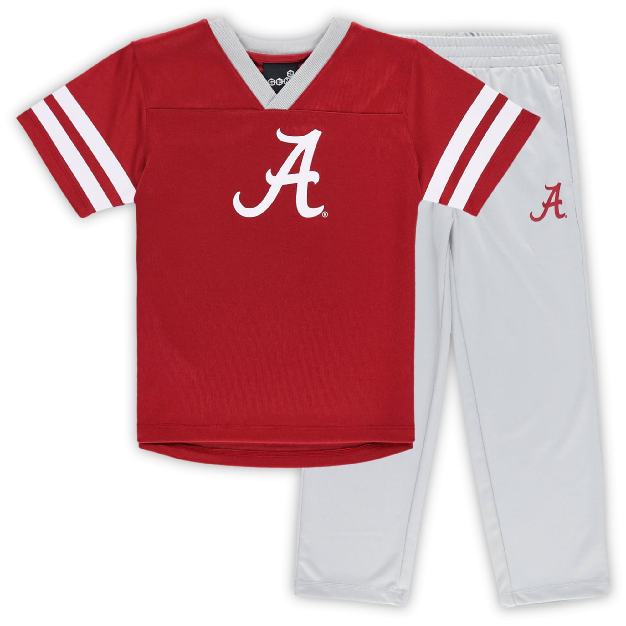 Preschool Crimson/Gray Alabama Crimson Tide Red Zone Jersey & Pants Set ...