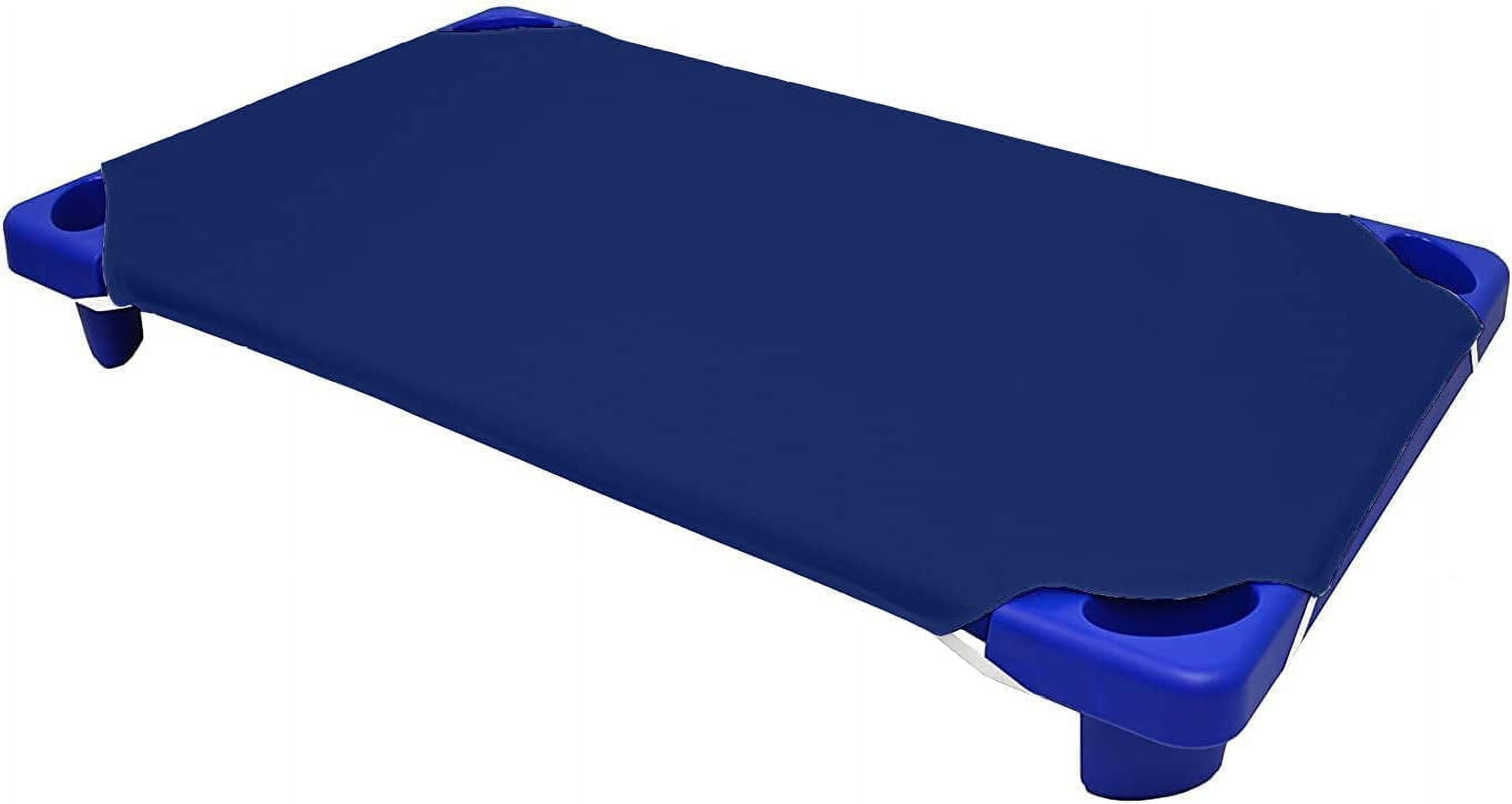 Preschool/Daycare Cot Sheet - 400TC Fitted Toddler Sheets with Four ...