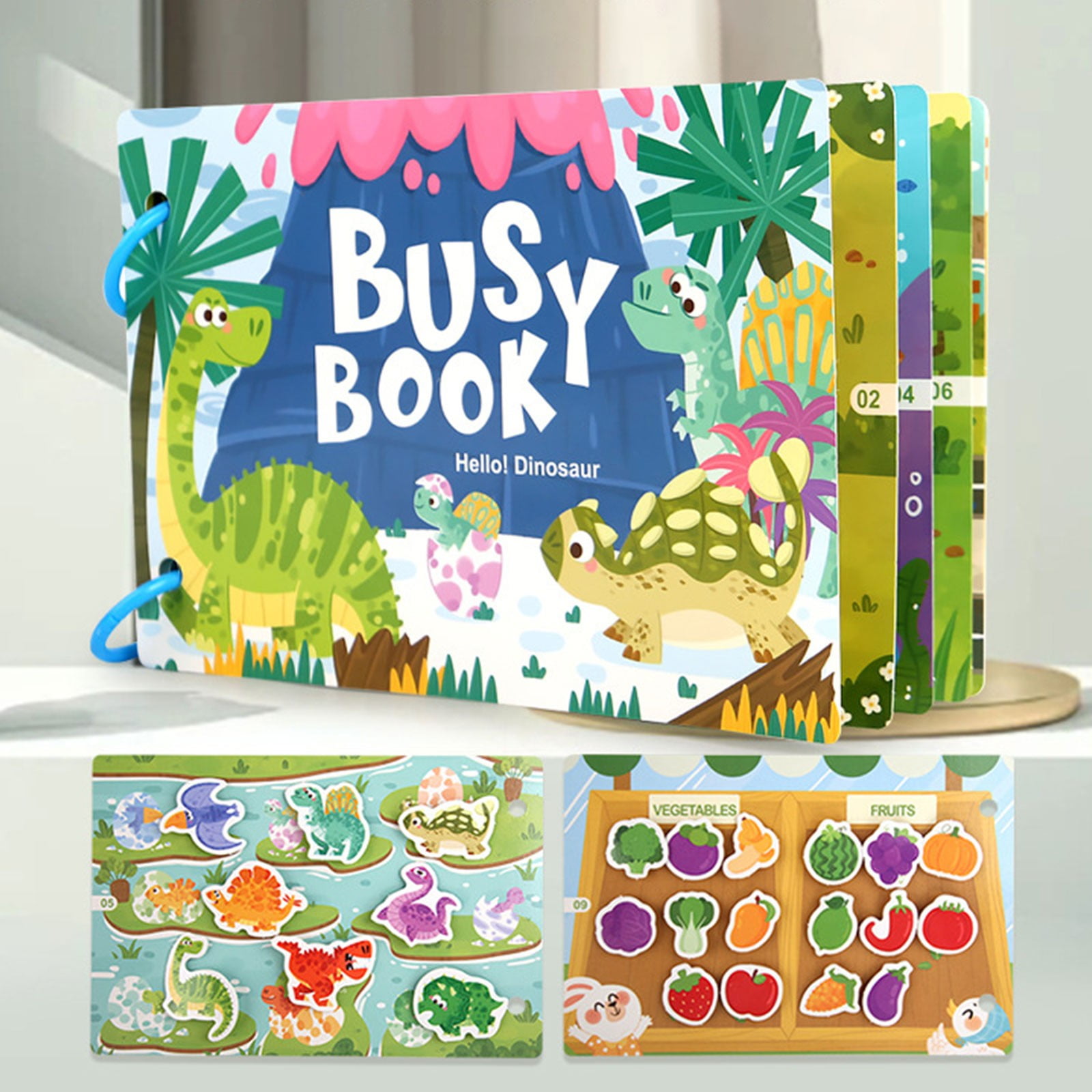 Preschool Education Sticker Book Children's Quiet Activity Book F ...