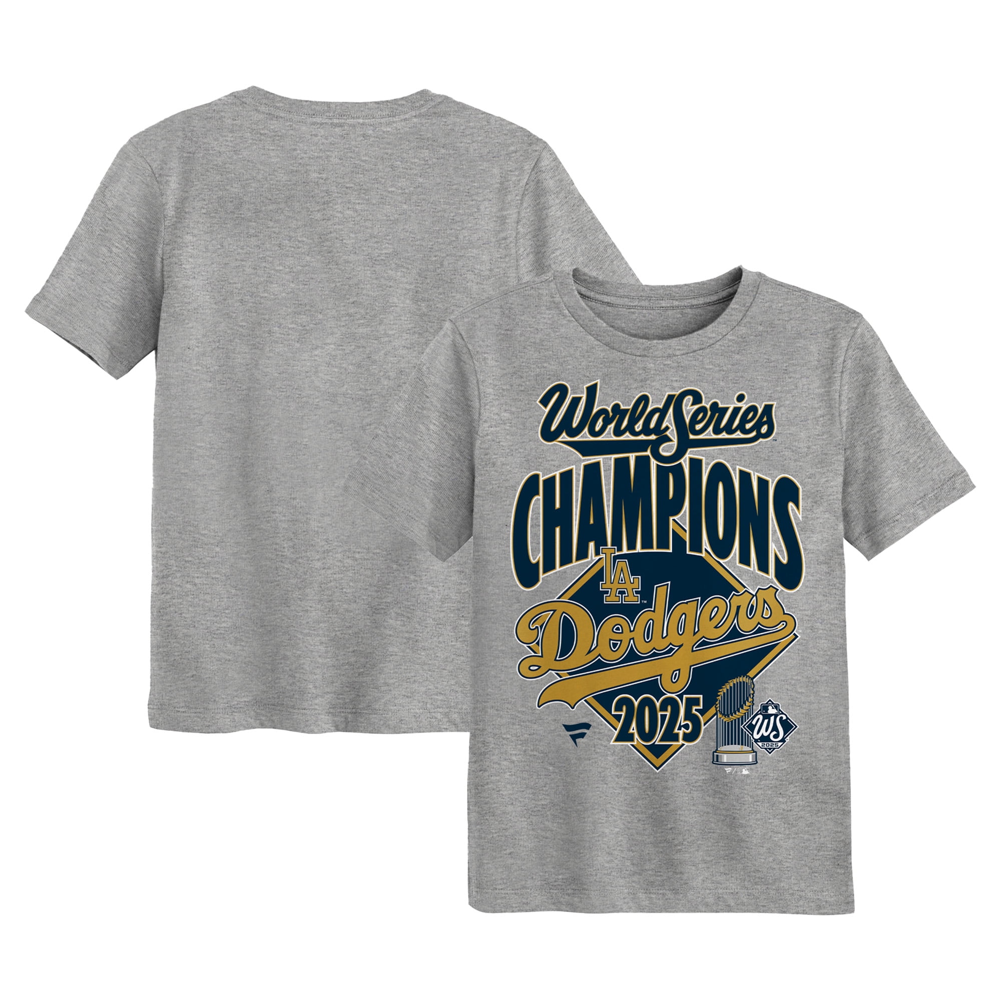 Preschool Fanatics Heather Gray Los Angeles Dodgers 2025 World Series ...