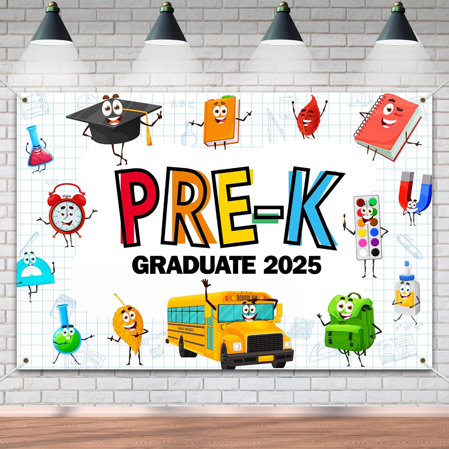 Preschool Graduate 2025 Beautiful Backdrop Banner Class of 2025 ...