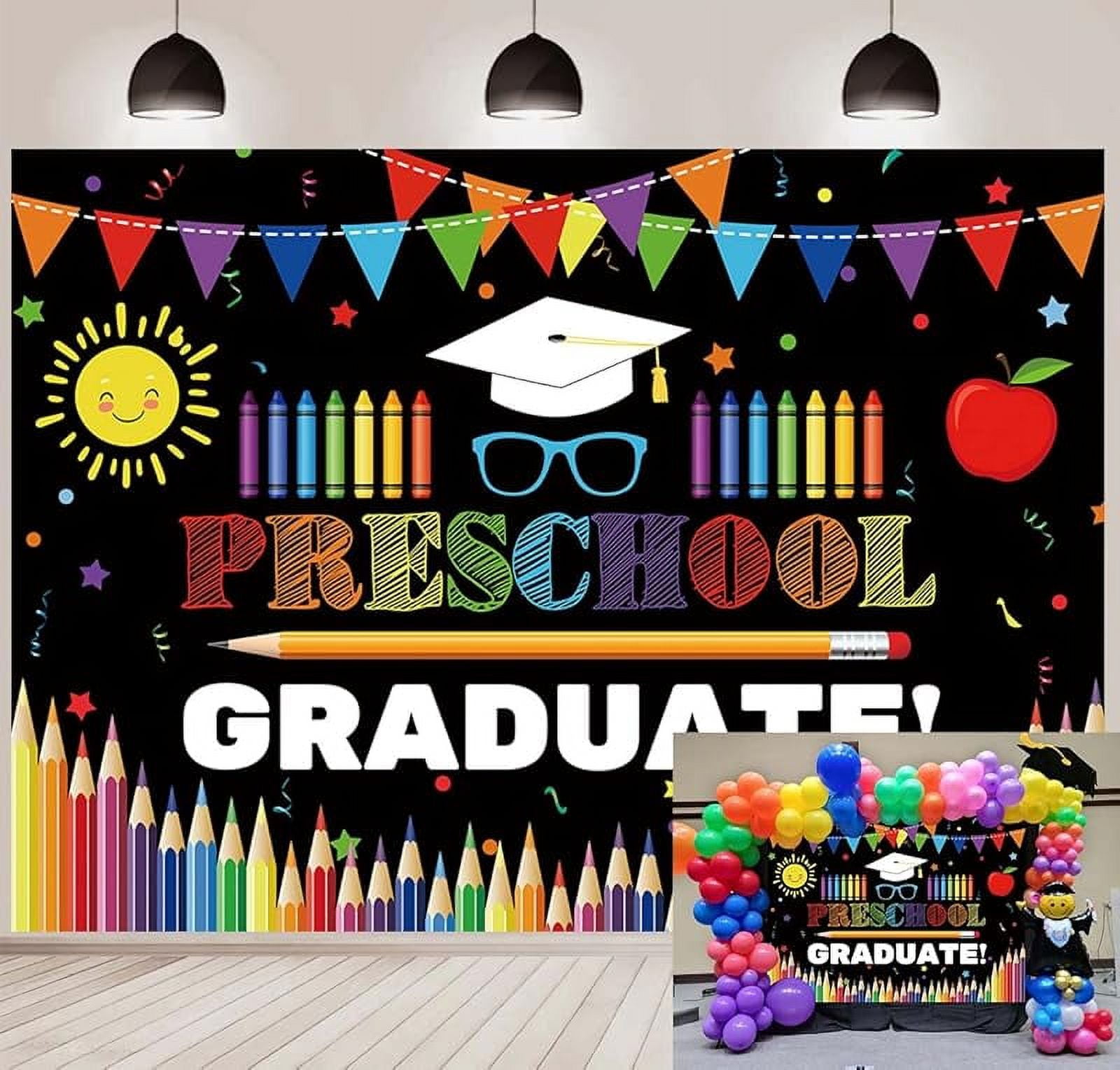 Preschool Graduate Background Kindergarten Pre K Congrats 2023 ...