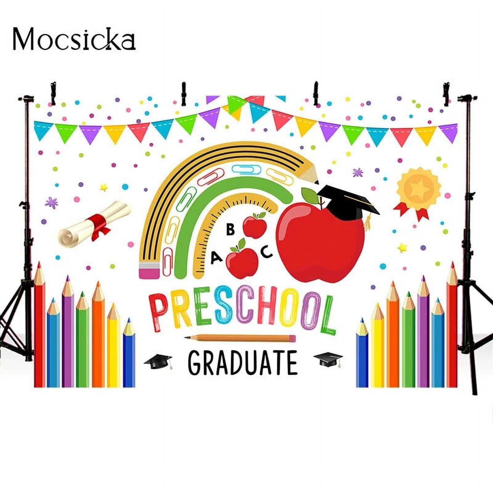 Preschool Graduate Photography Backdrops Child Portrait Photo Wallpaper ...
